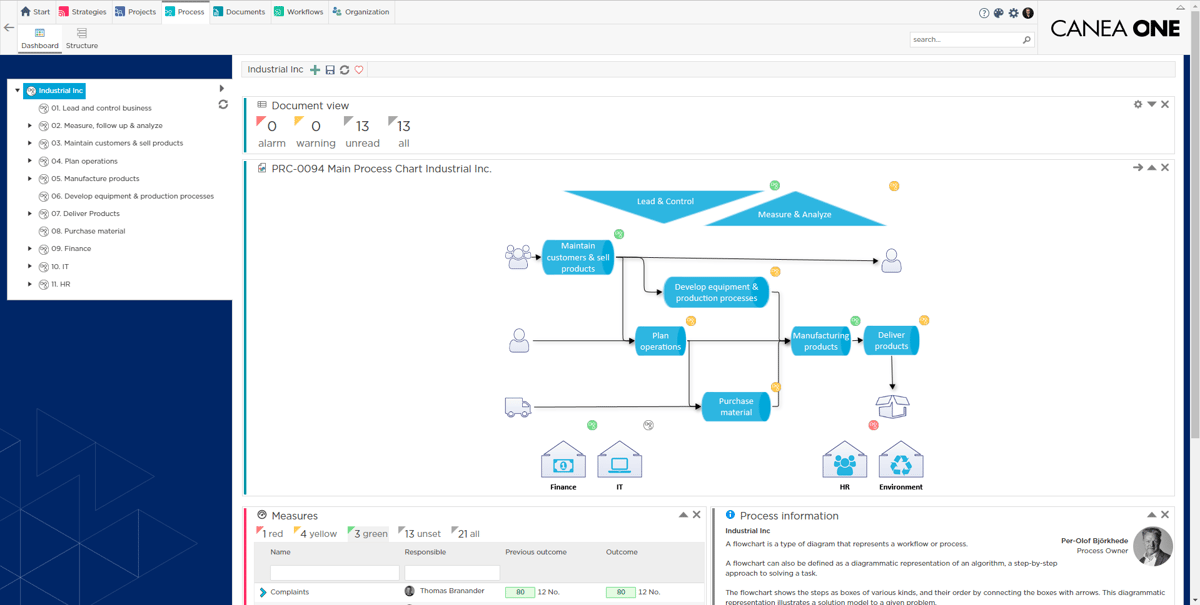 CANEA Process - Process Modelling
