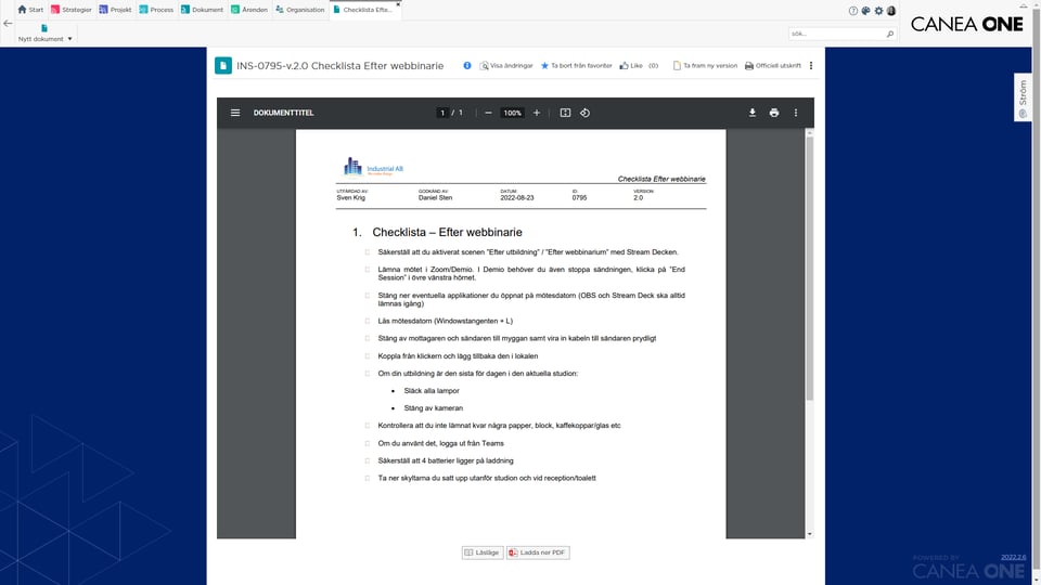 Document management | CANEA