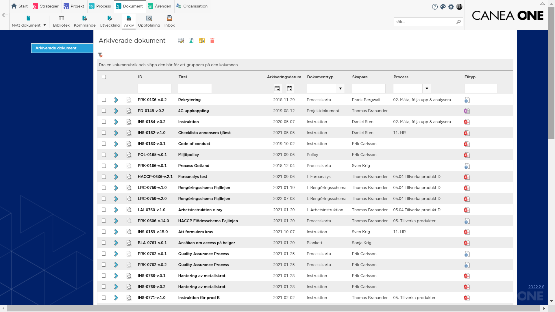 Document management | CANEA